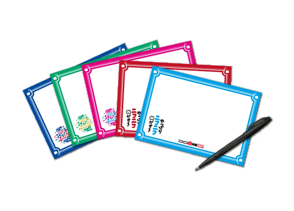 【ニコニコ超会議2024】サインメッセージカード（ペン付き） | ドワンゴジェイピーストア